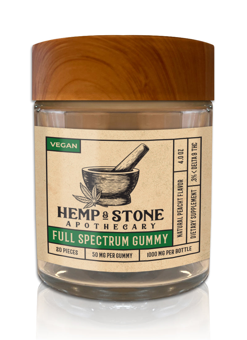 Hemp & Stone Apothecary Delta 8 Gummy 300mg - Happy Hippy Haus – Happy ...
